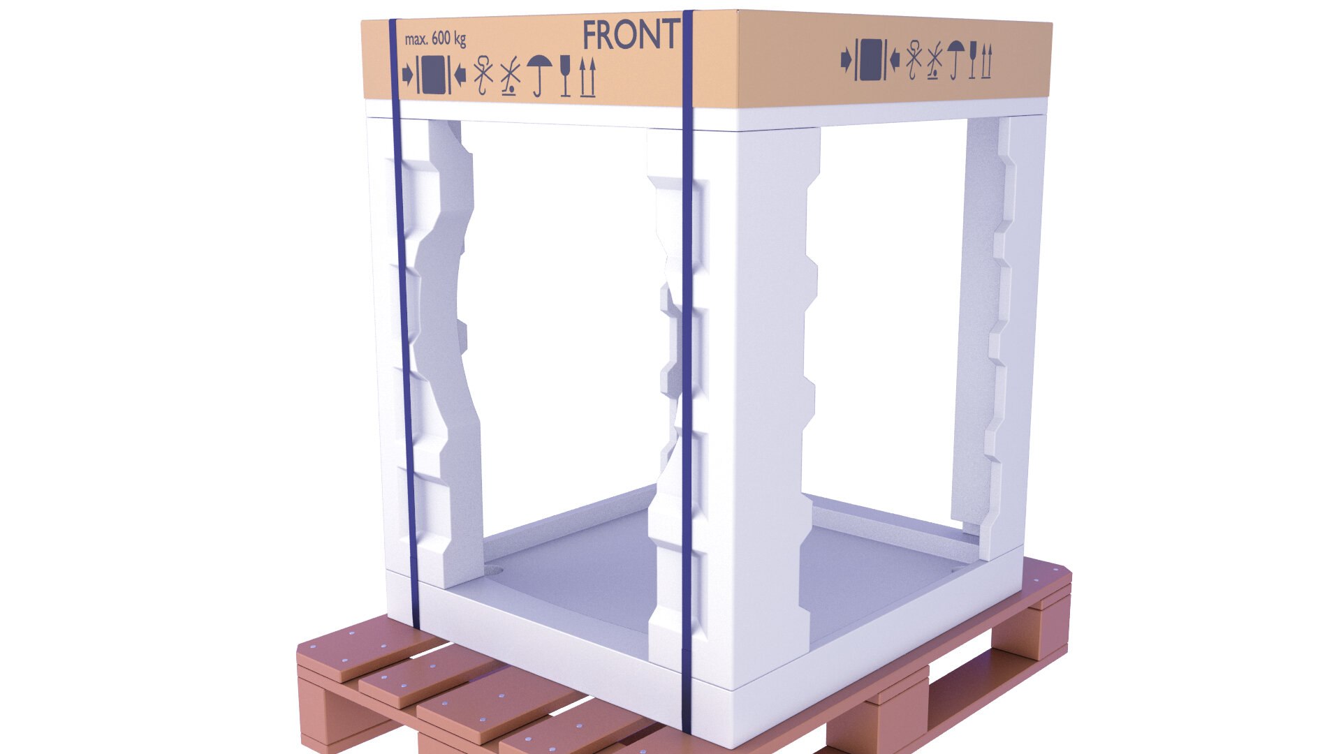 Washing Machine Packaging 1 Model - TurboSquid 2097069