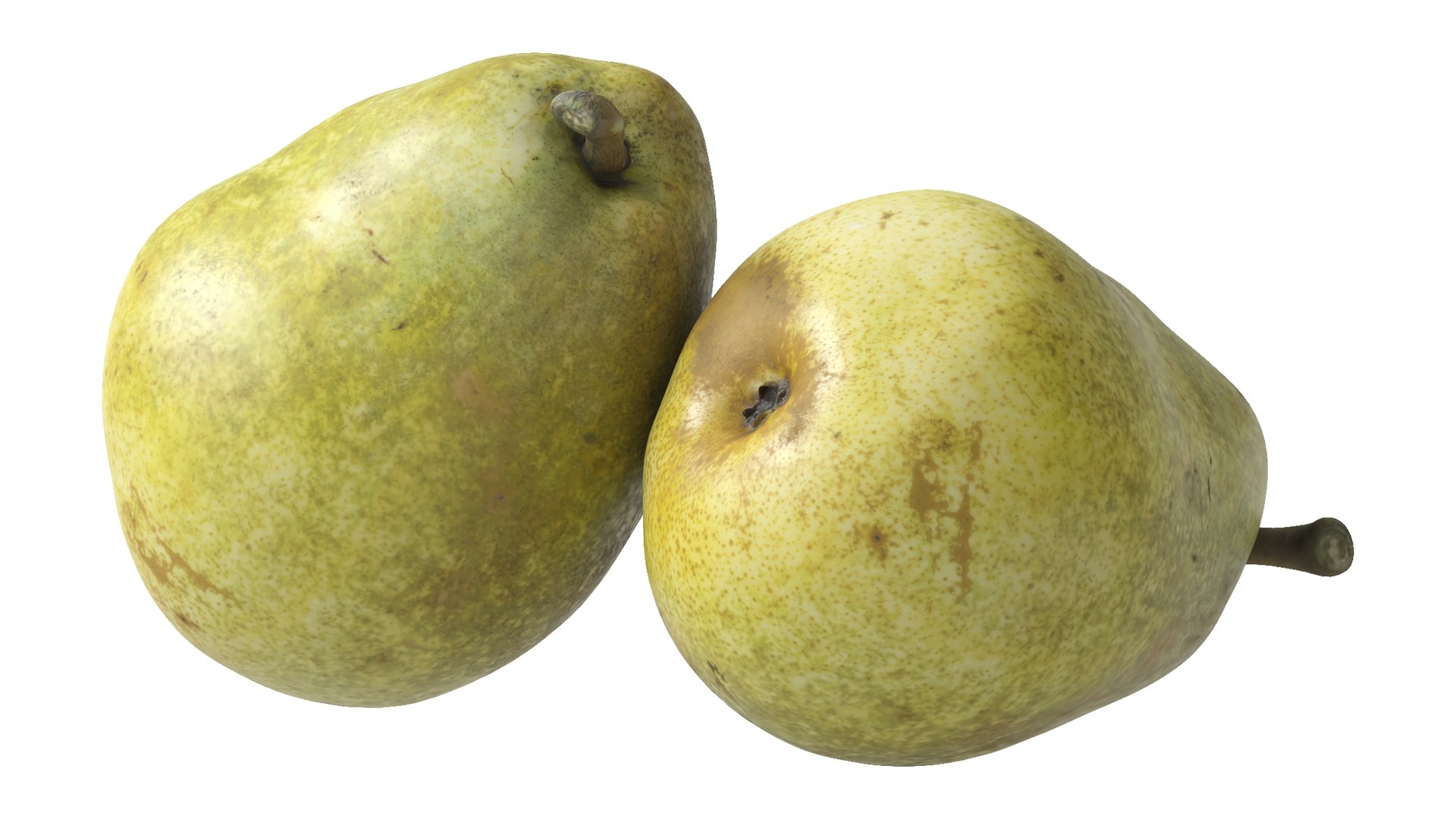 Nested Bowl With Pears And Mango 3D Model - TurboSquid 1986170