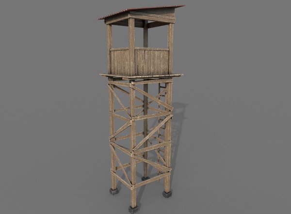 Wooden Guard Tower1 3D model - TurboSquid 1746694