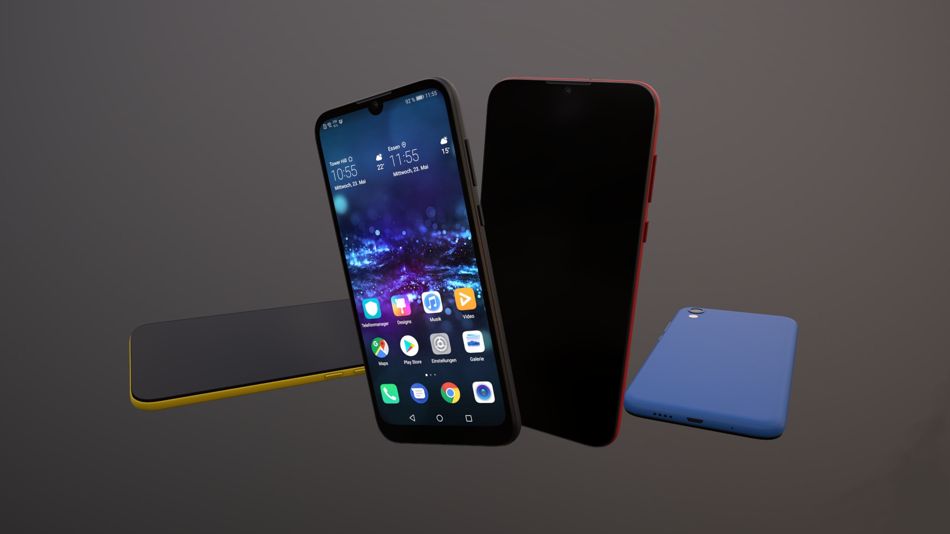 Cell Phone Mobile 3D Model - TurboSquid 1518177