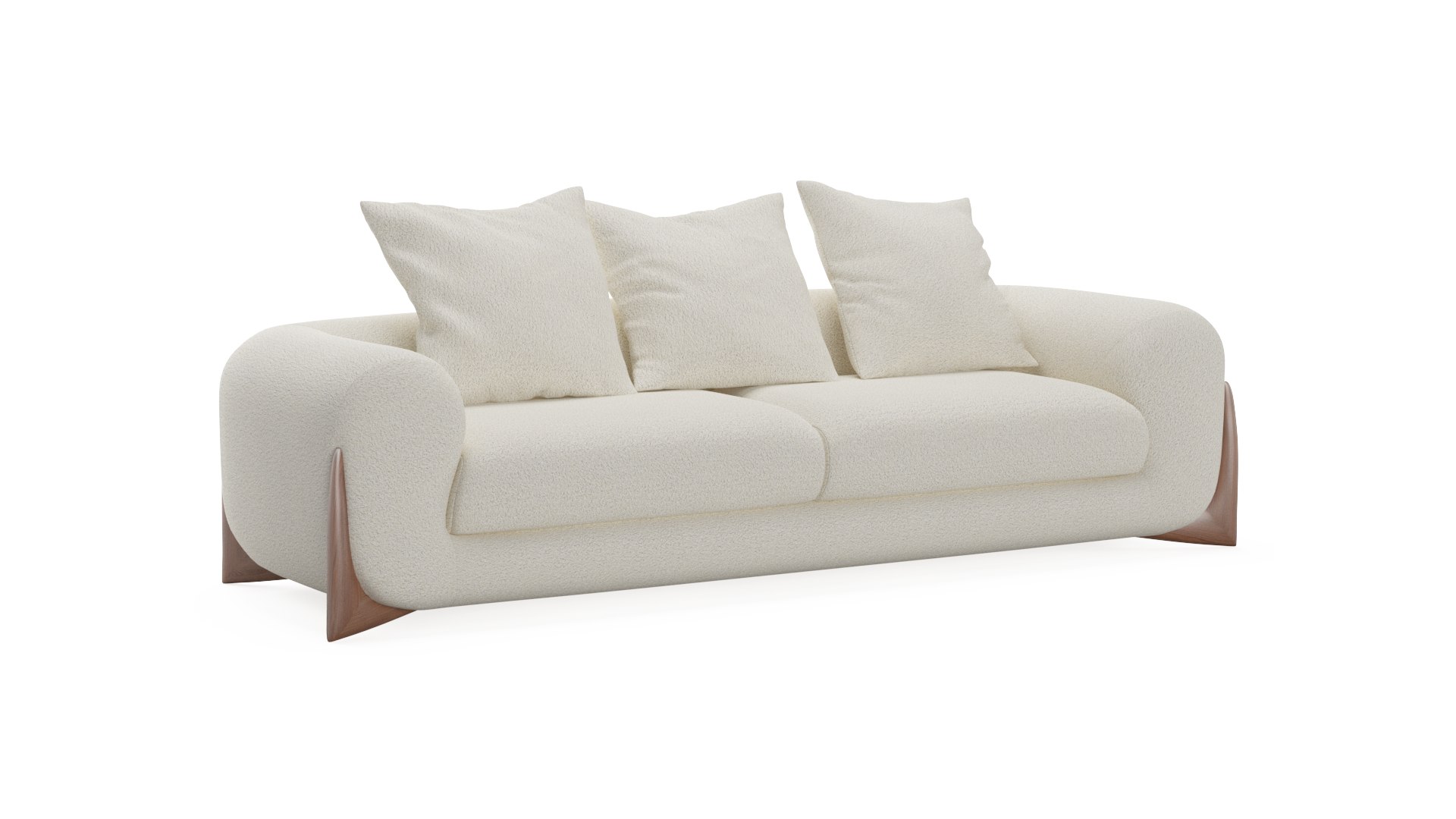 3D Porada SOFTBAY 3-seater Fabric Sofa Model - TurboSquid 2071792