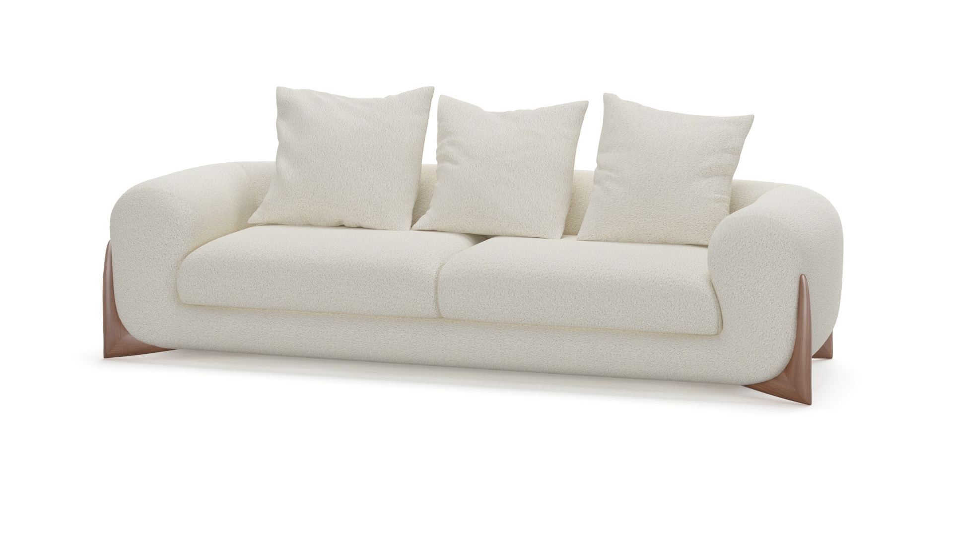 3D Porada SOFTBAY 3-seater Fabric Sofa Model - TurboSquid 2071792