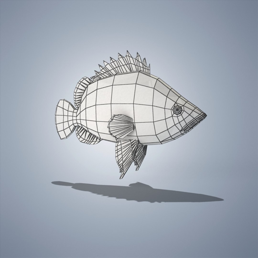3dsmax Tiger Fish