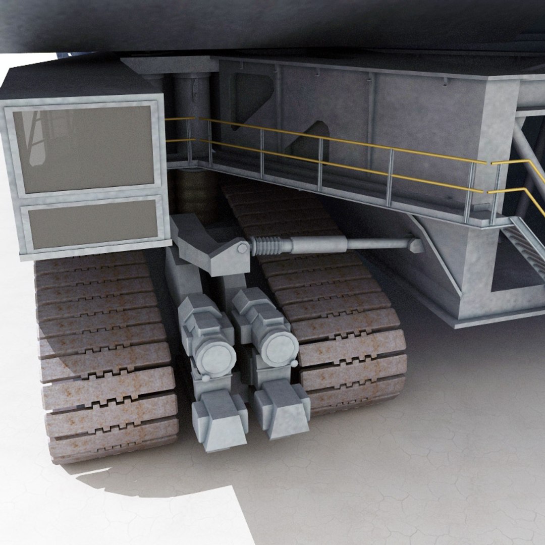 3d max crawler mobile launch platform