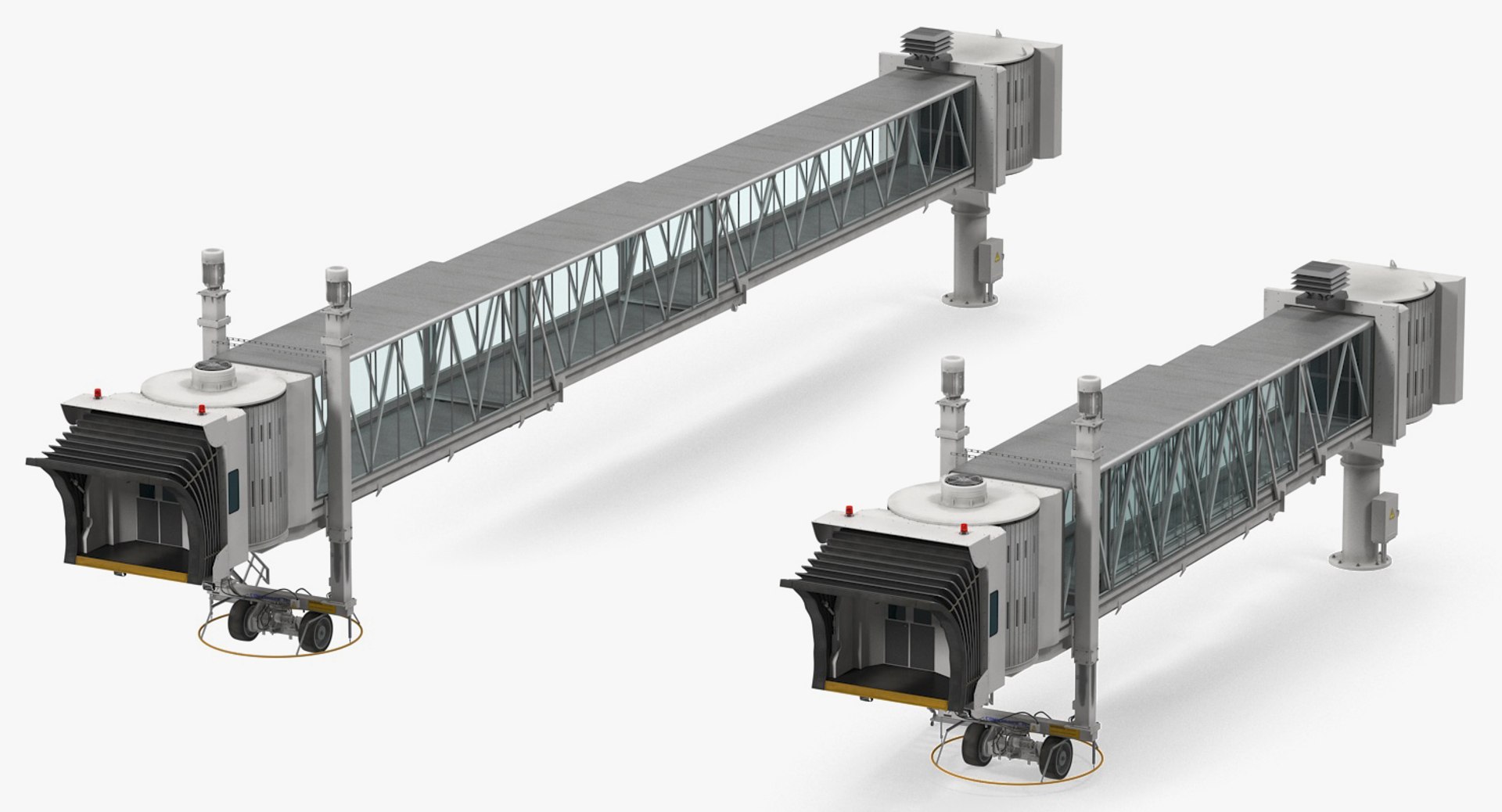 3D model airport jetway bridge rigged - TurboSquid 1337203