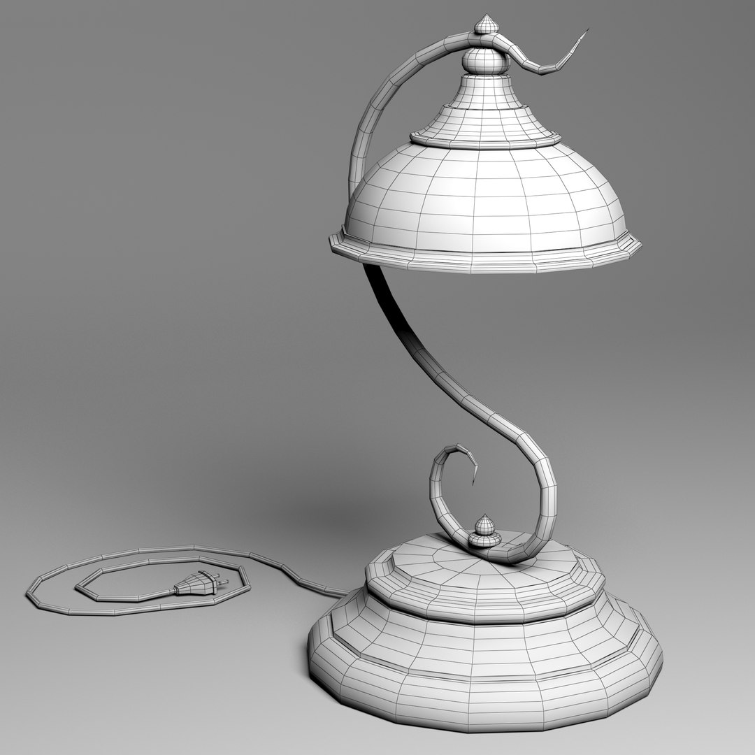 3D Table Lamp Model - TurboSquid 1715676