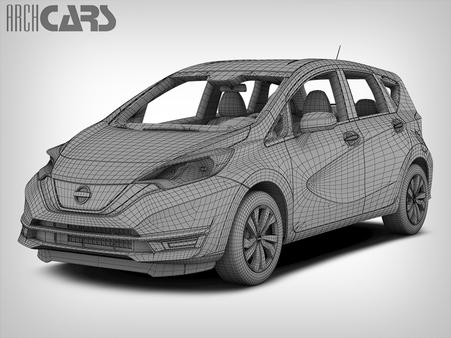 3D Nissan Versa Note Model - TurboSquid 1223698