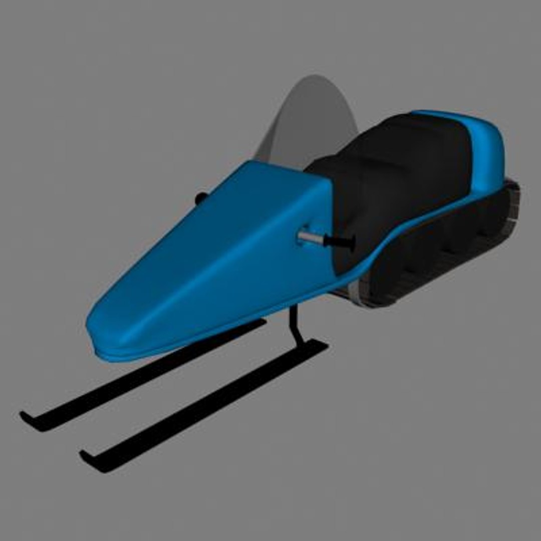 3d Snowmoblie