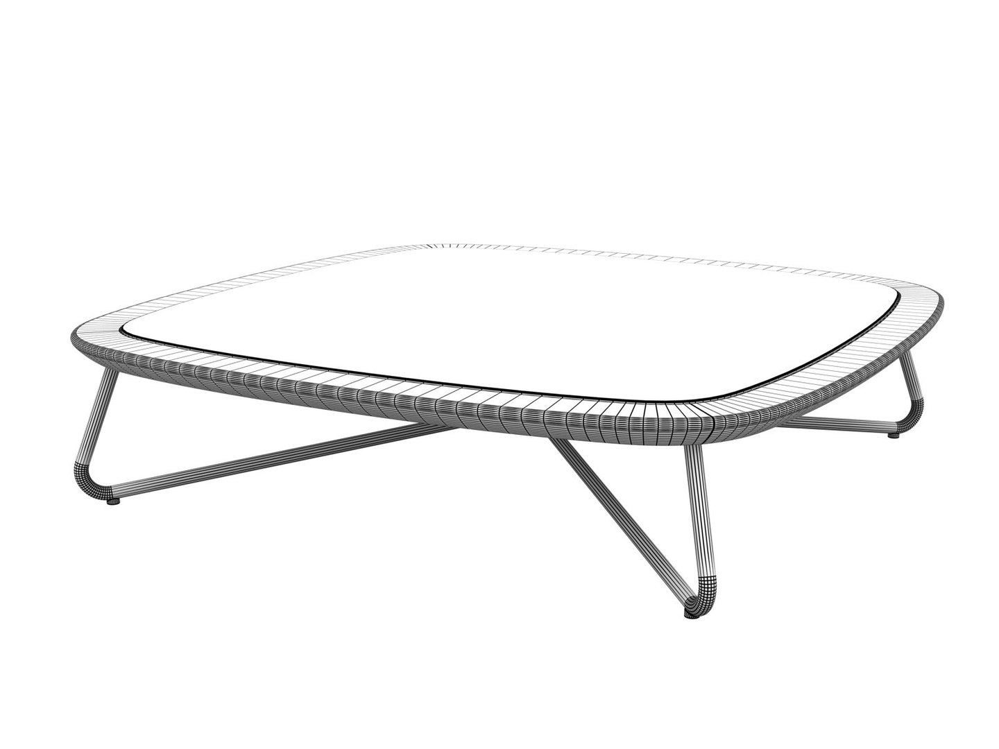 Rivera Coffee Table Model - TurboSquid 1172442