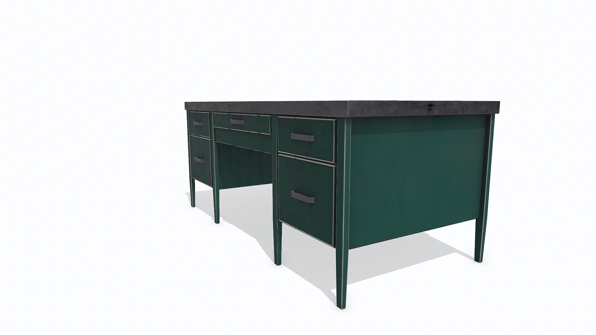 Old Desk1 Low-poly PBR 3D Model - TurboSquid 2284466