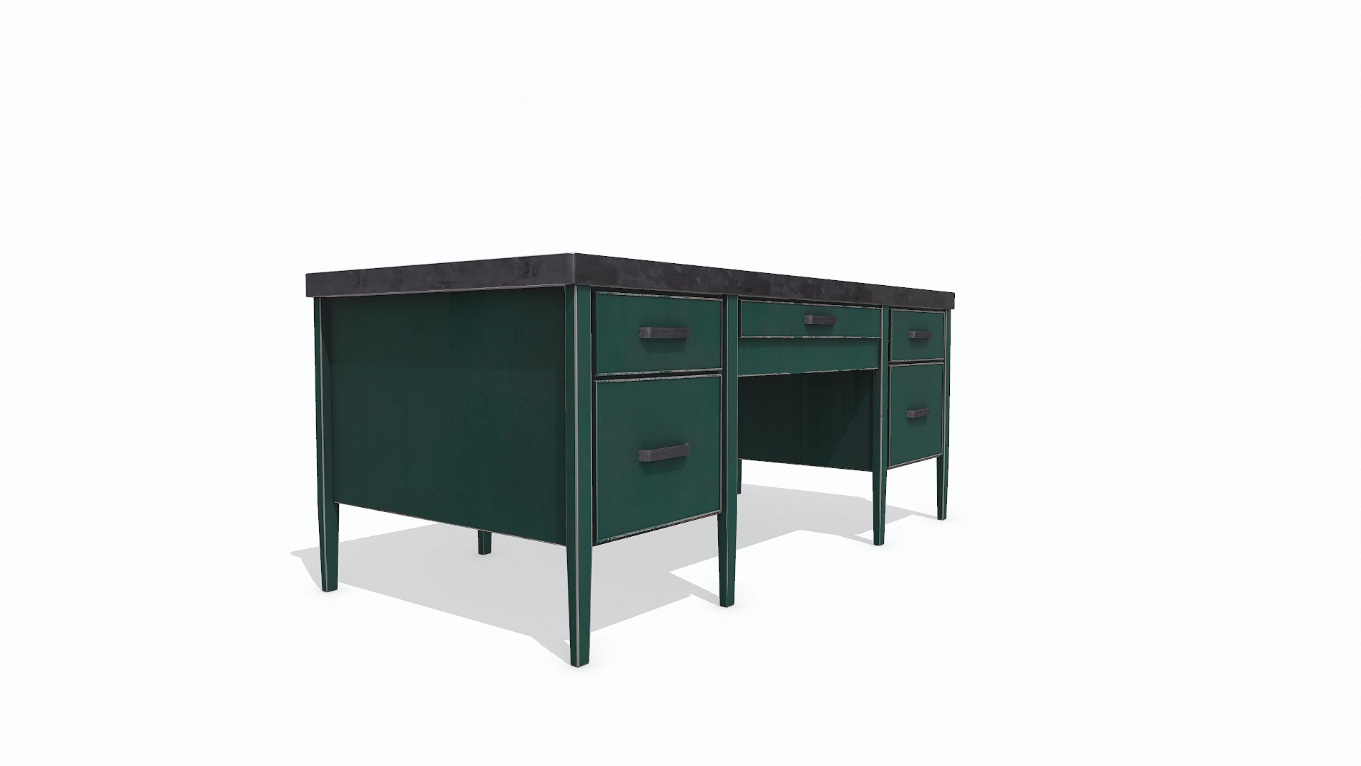 Old Desk1 Low-poly PBR 3D Model - TurboSquid 2284466