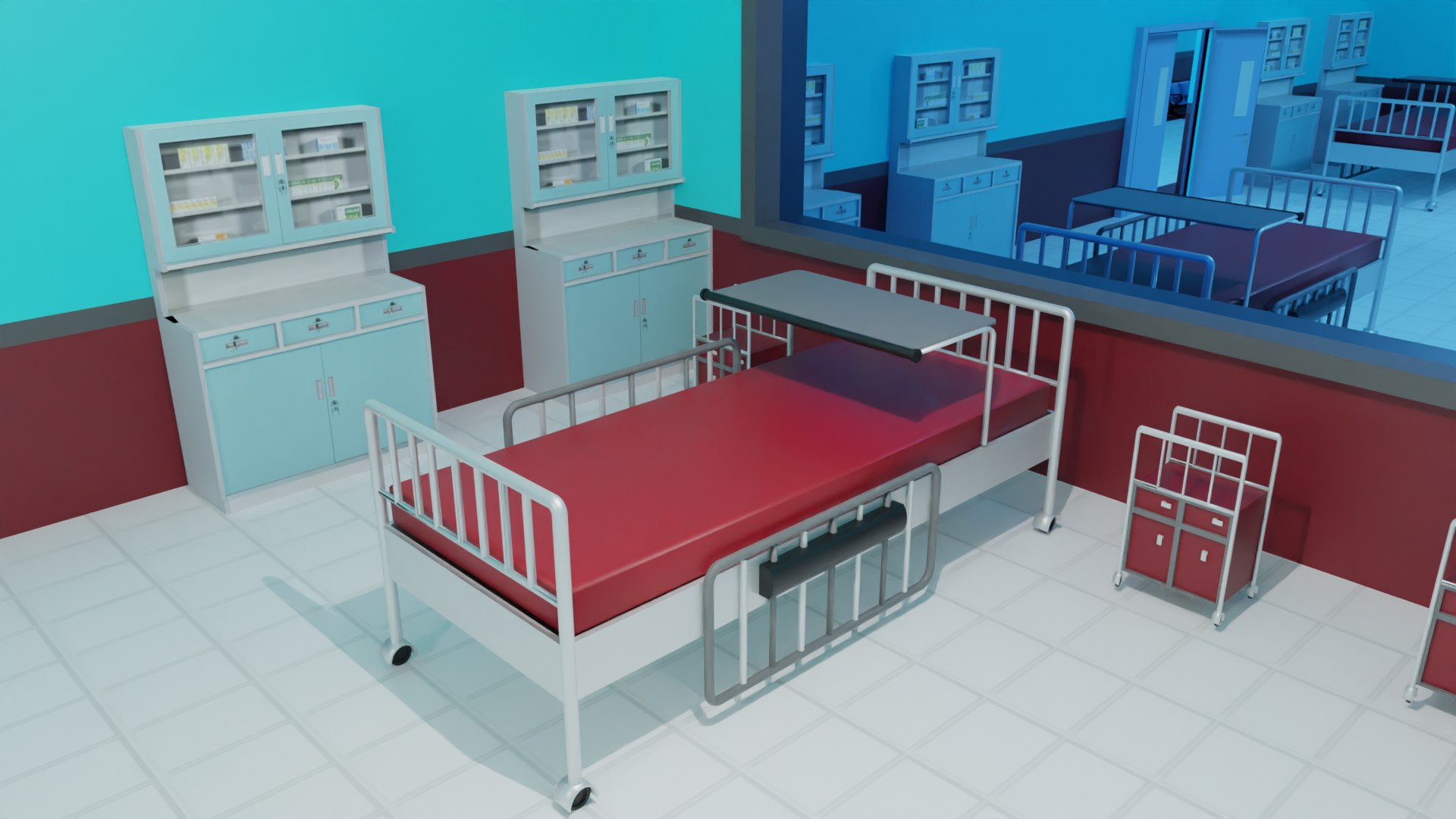 Hospital Interior Model - TurboSquid 2140221