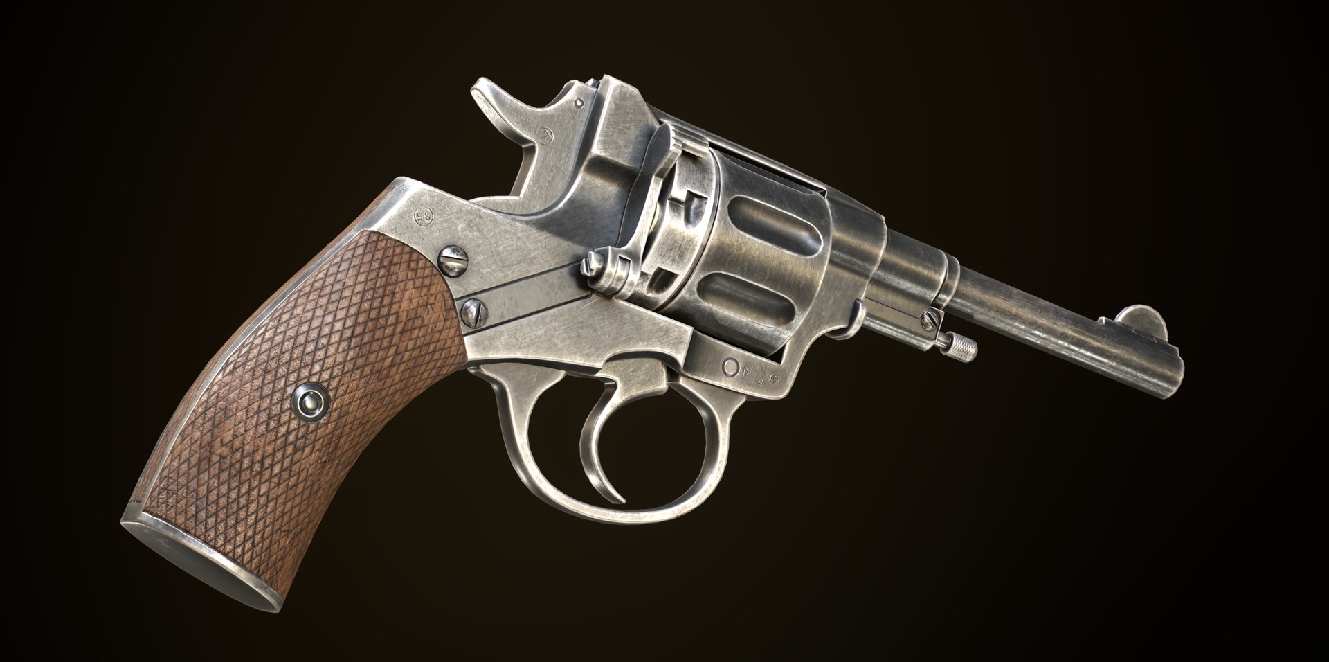 Nagant M1895 3D Model - TurboSquid 1977925