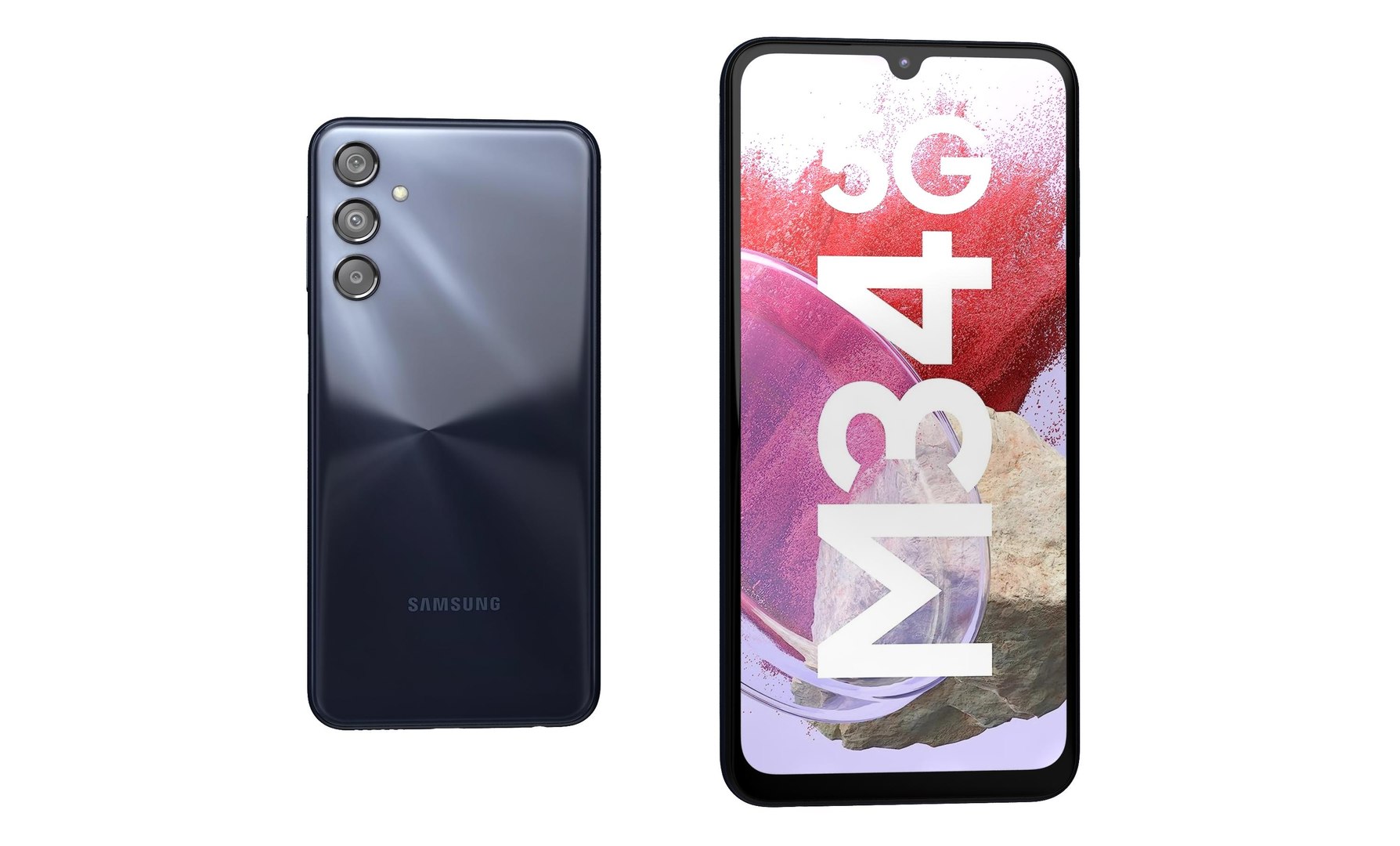 3D Samsung Galaxy M34 5G Blue Model - TurboSquid 2096031