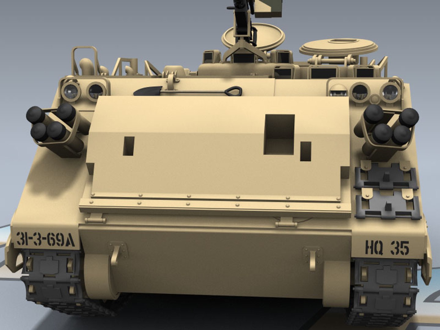 3d Model Of M113a2 Apc