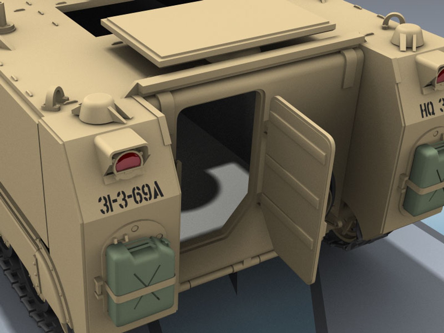 3d Model Of M113a2 Apc