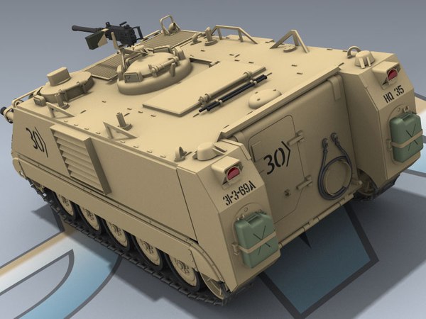 3d model of m113a2 apc