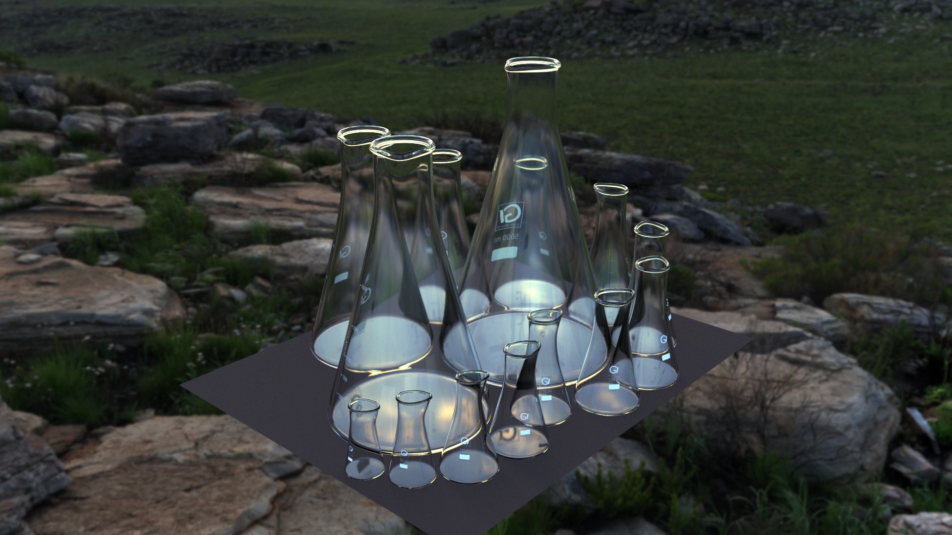 3D Flask Whith Spout Model - TurboSquid 1665160
