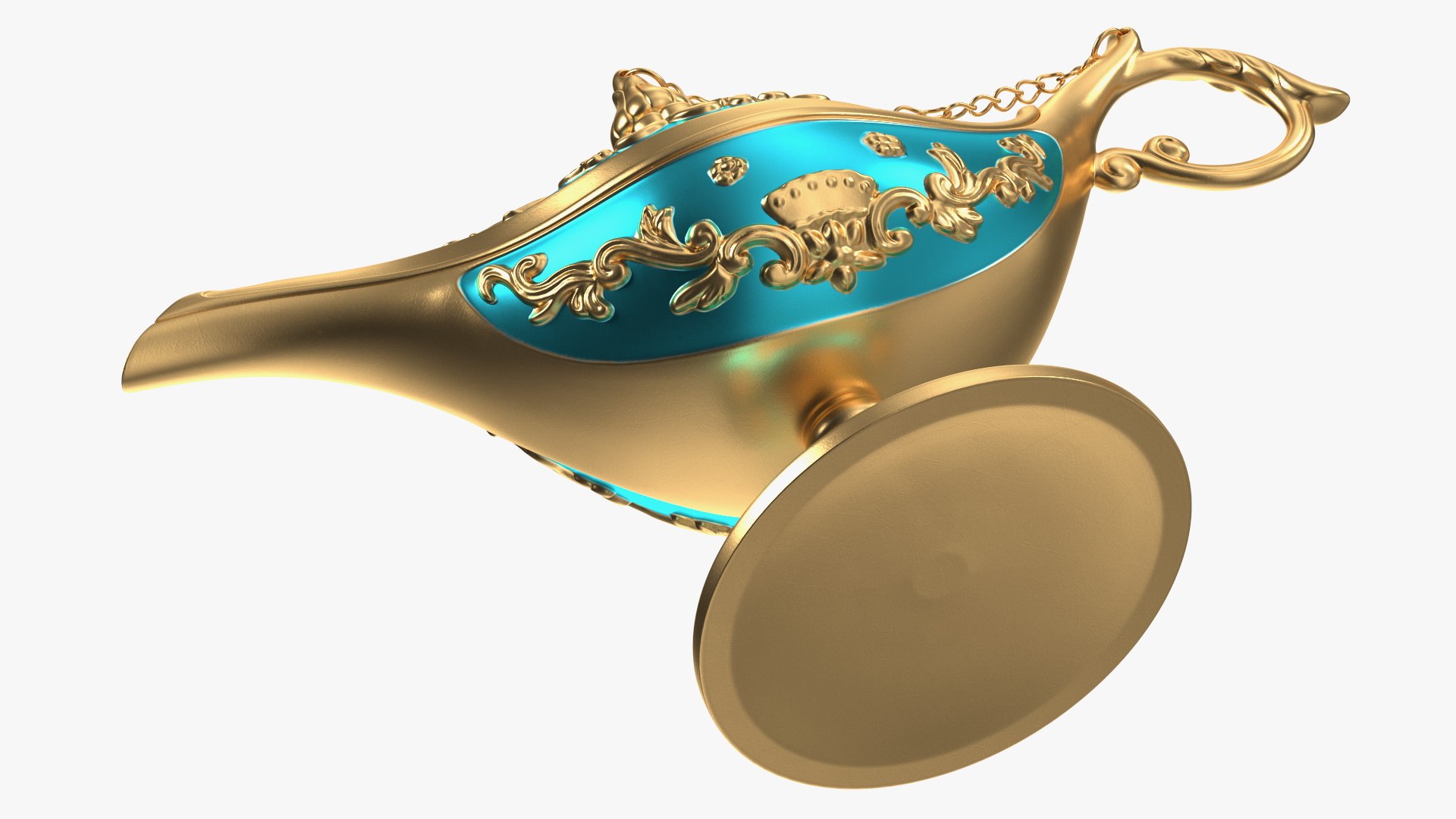 Magic Lamp Blue 3D - TurboSquid 2146552