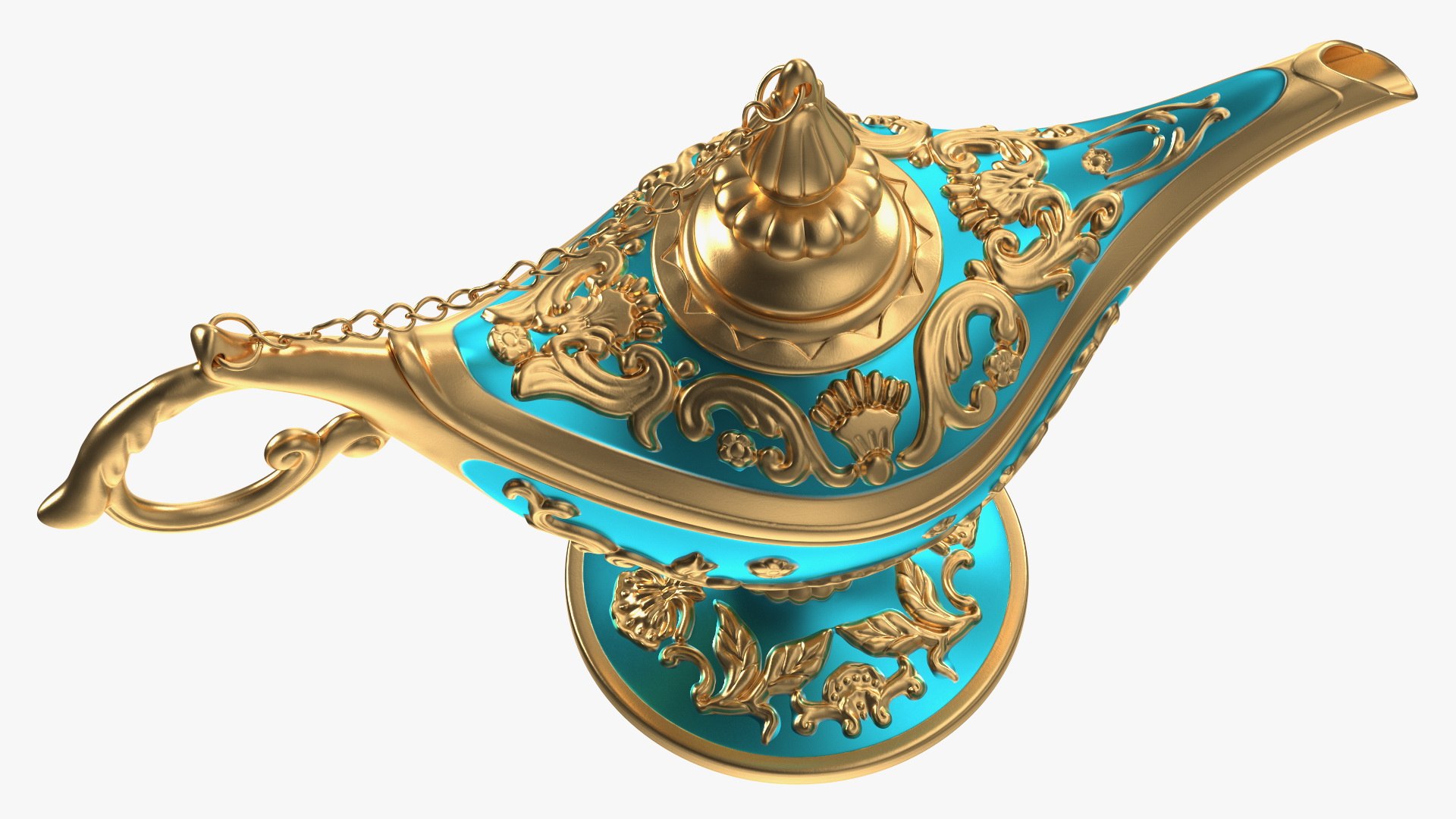 Magic Lamp Blue 3D - TurboSquid 2146552
