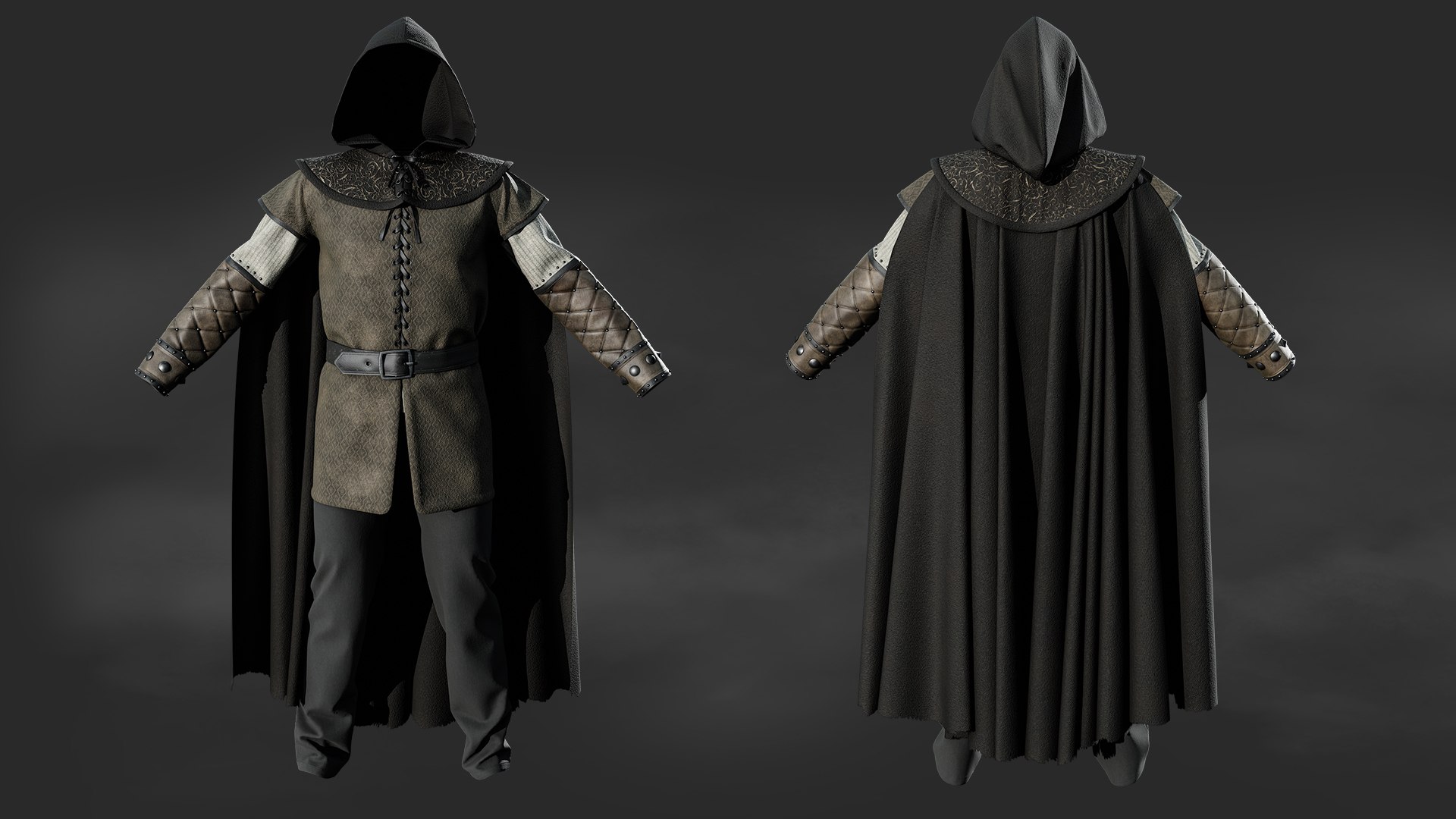 3D Medieval Outfit Model - TurboSquid 2276223