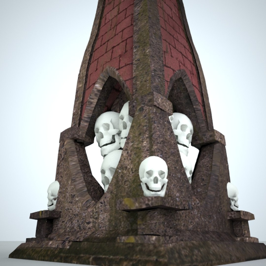 Set Column Dungeon 3d Model