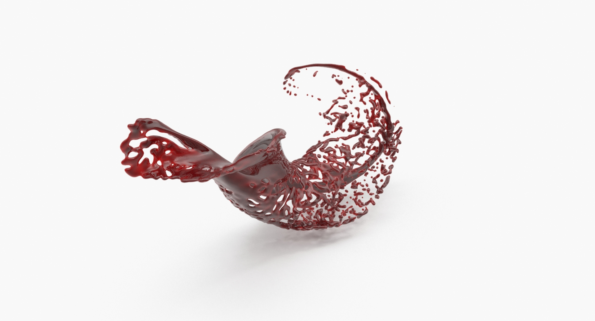 Realistic Blood Splash 2 Model - TurboSquid 1210179