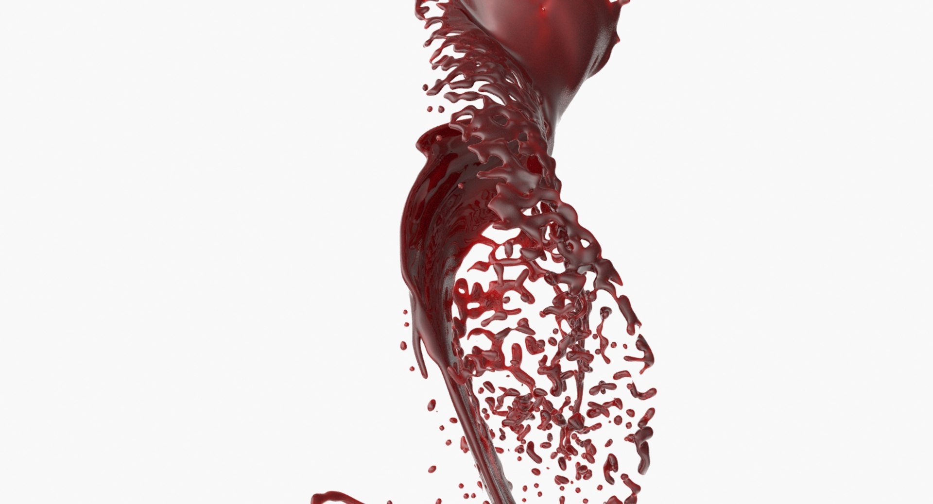 Realistic Blood Splash 2 Model - TurboSquid 1210179