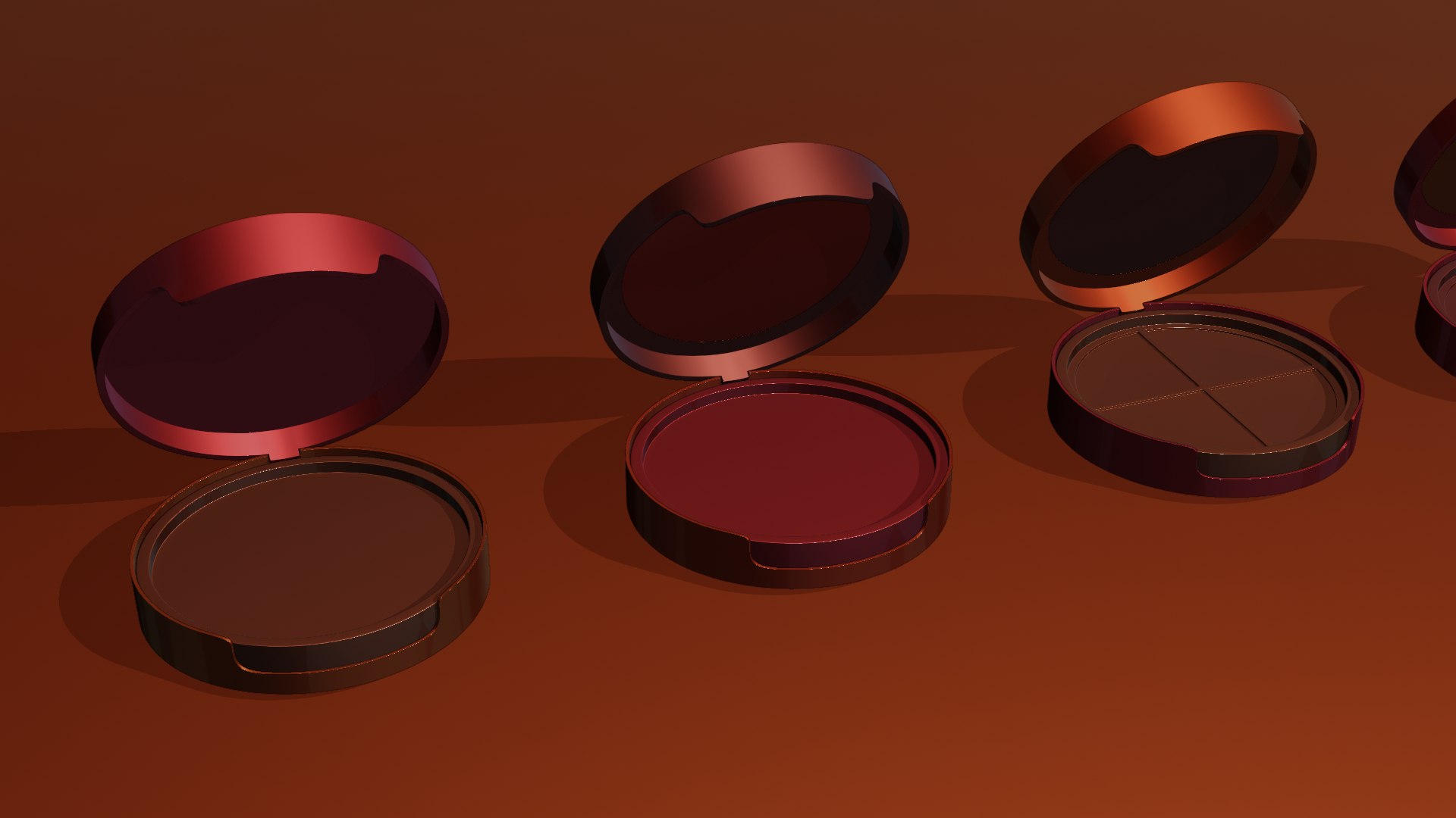 Compacts Pack Palette 01 3D Model - TurboSquid 2154880