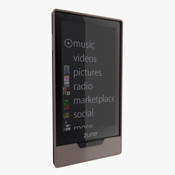 Microsoft Zune 3D Models for Download | TurboSquid