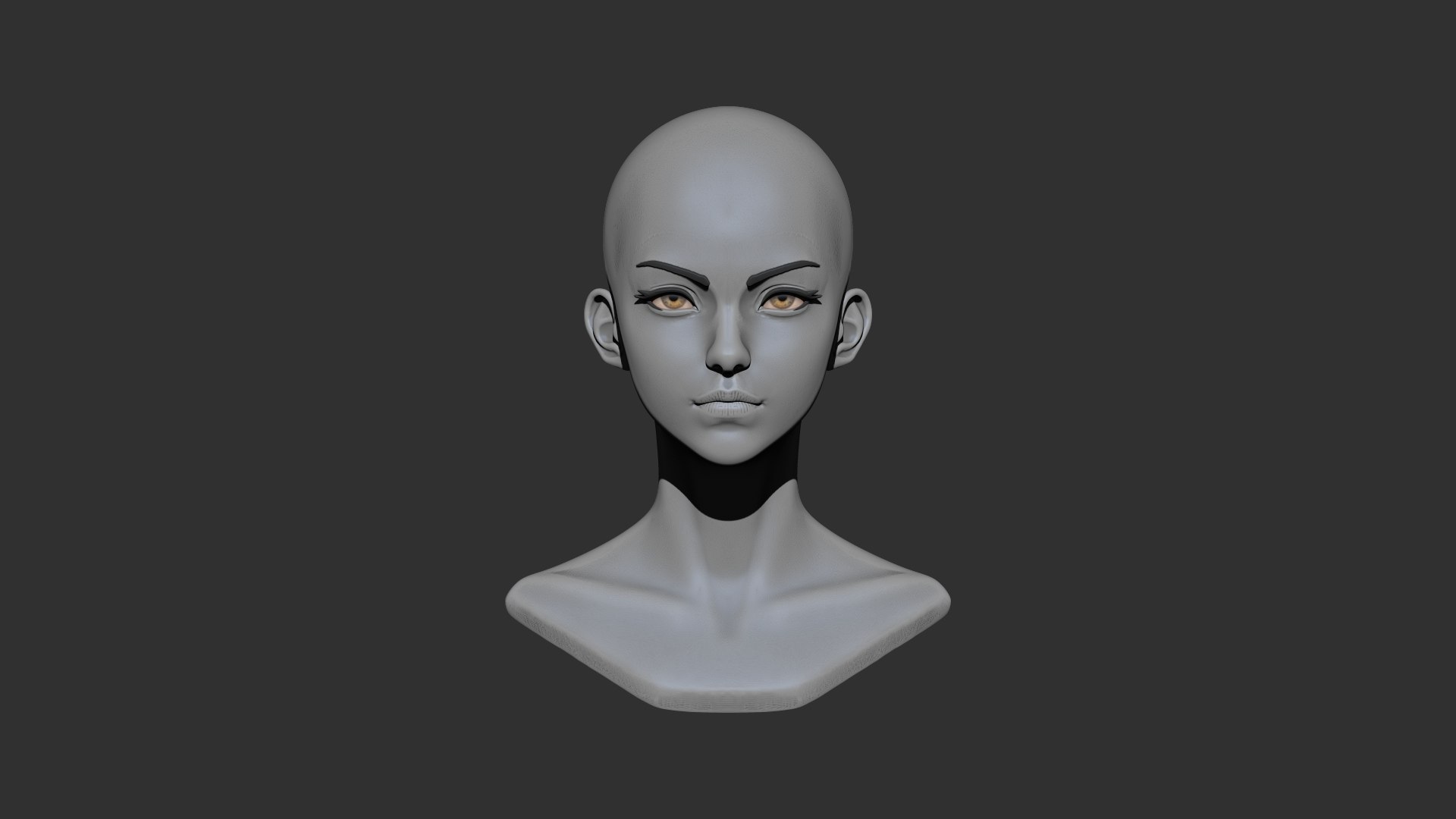3D Female Head 3d Print - TurboSquid 2103305