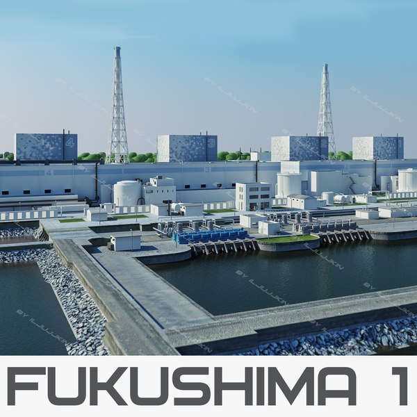 3ds max nuclear reactor block fukushima