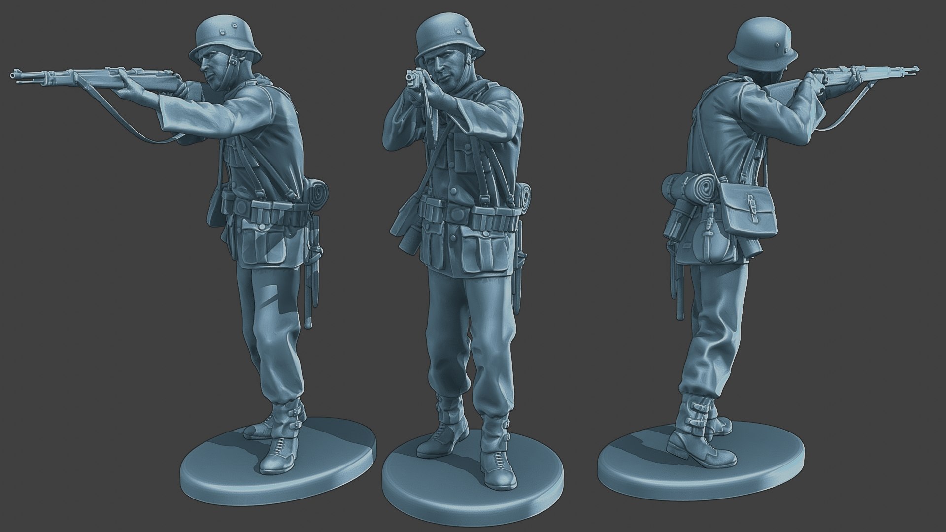 German Soldiers Ww2 G1 3D Model - TurboSquid 1520331