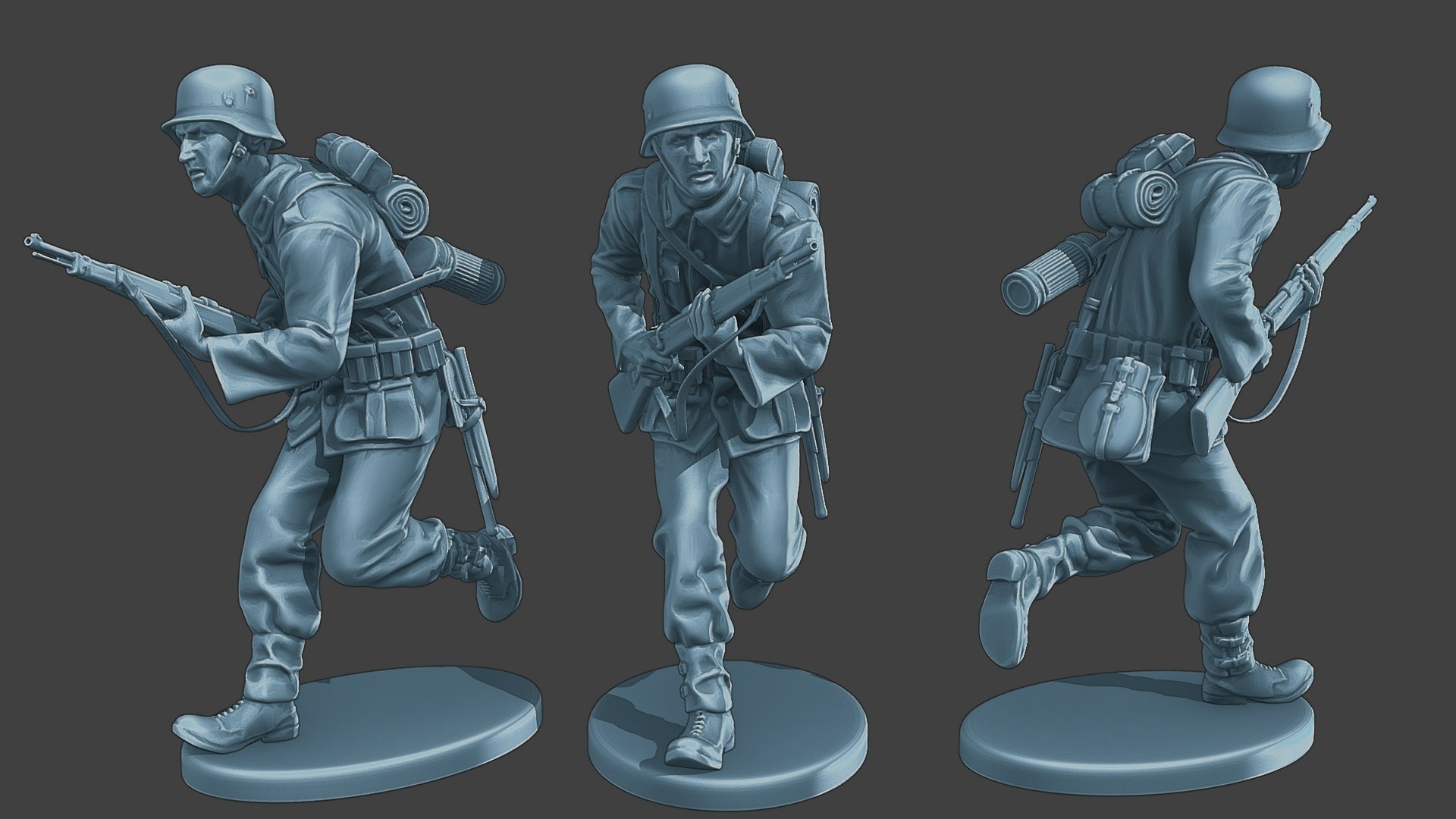 German Soldiers Ww2 G1 3D Model - TurboSquid 1520331