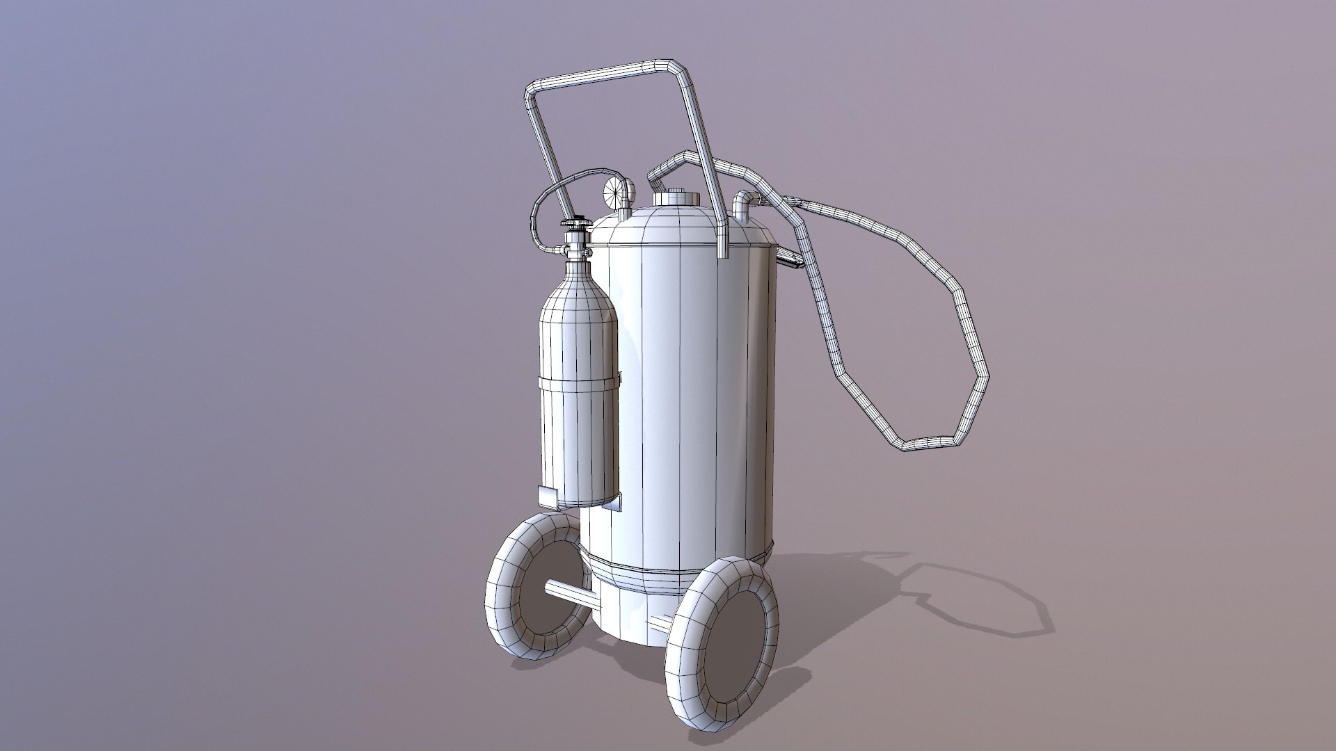 DRY Powder Fire Extinguisher 3D - TurboSquid 2286856