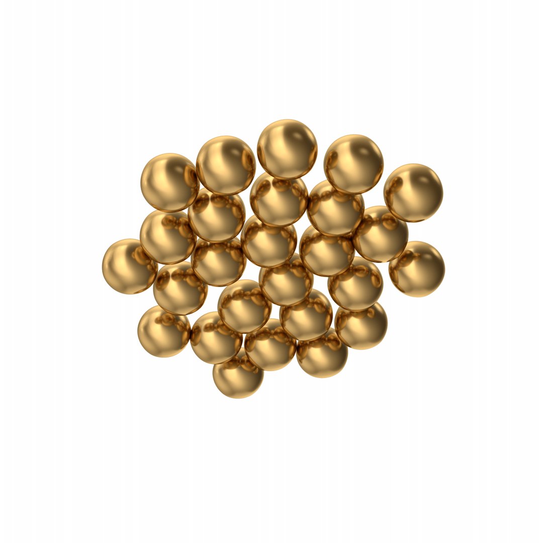 Gold Balls 3D - TurboSquid 2232758