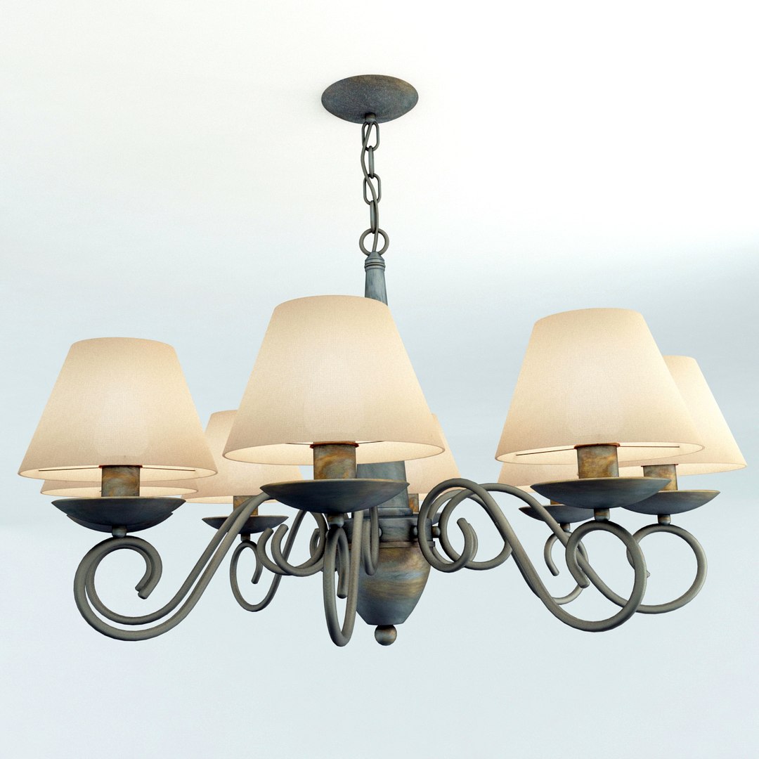 3d lamp light model