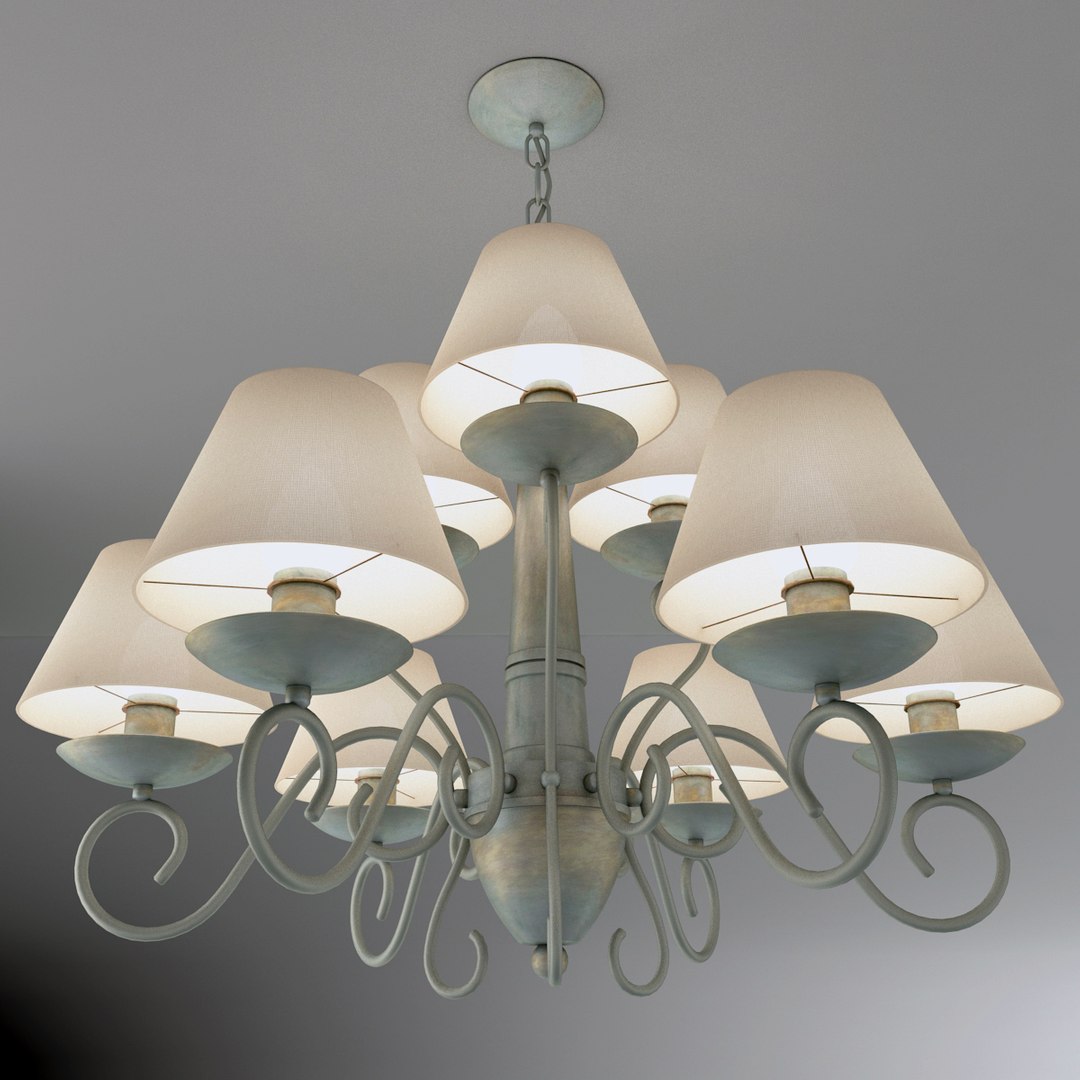 3d lamp light model
