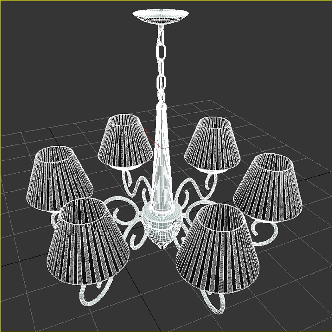 3d lamp light model