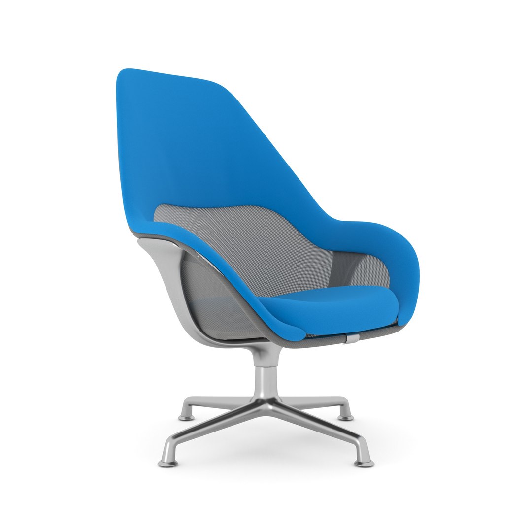 Steelcase SW1 Lounge Chair Model - TurboSquid 2263154