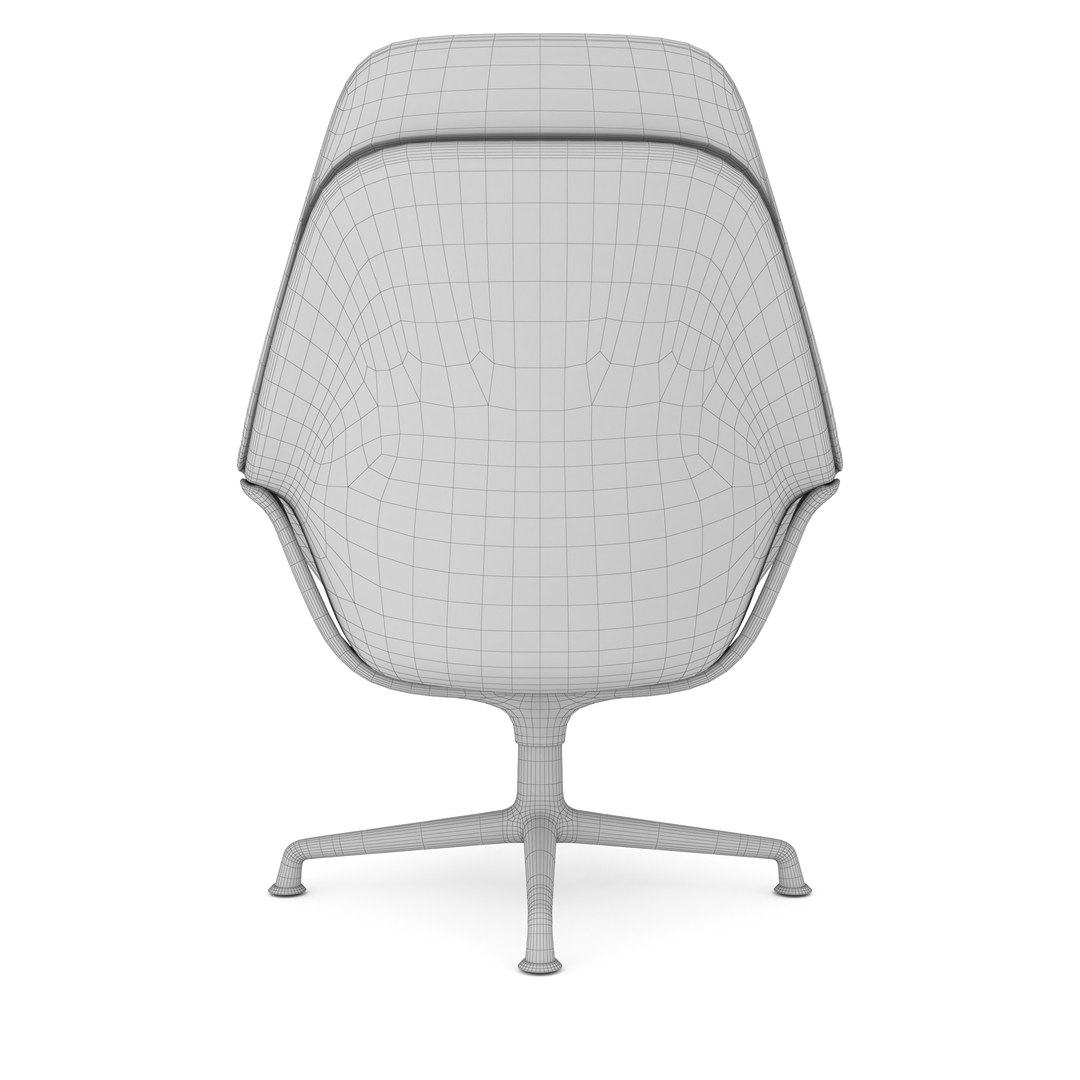 Steelcase SW1 Lounge Chair Model - TurboSquid 2263154