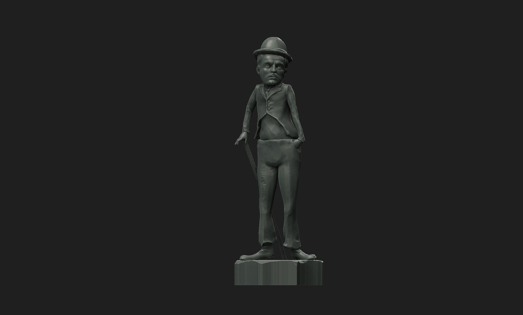 Charlie Chaplin 3D Model - TurboSquid 2438192