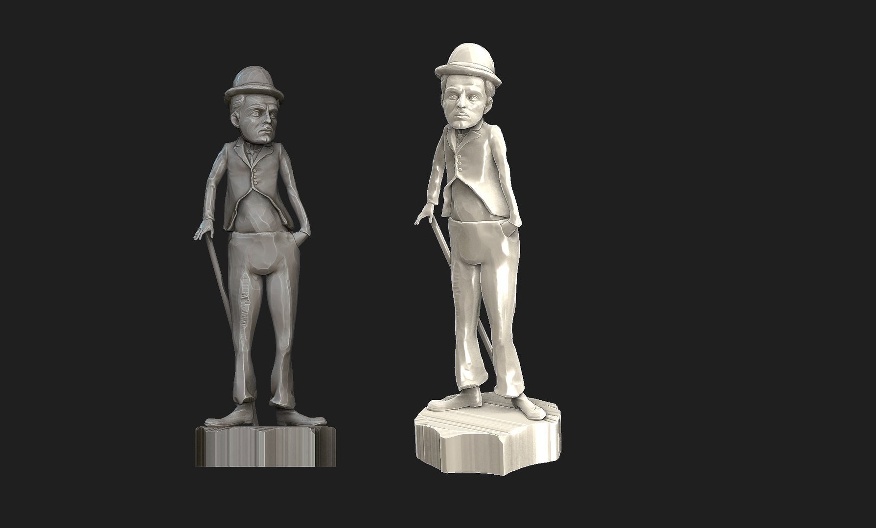 Charlie Chaplin 3D Model - TurboSquid 2438192