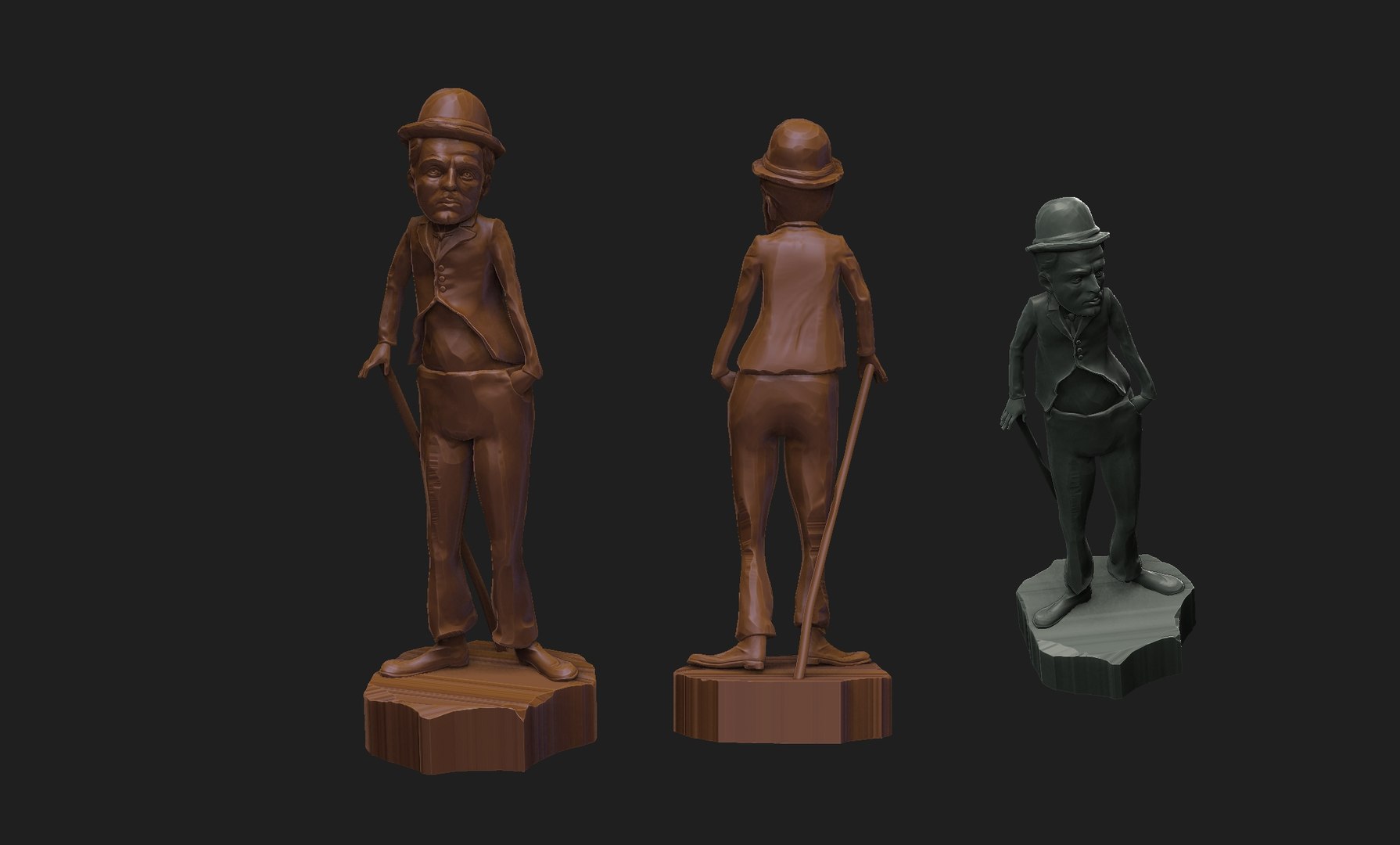 Charlie Chaplin 3D Model - TurboSquid 2438192