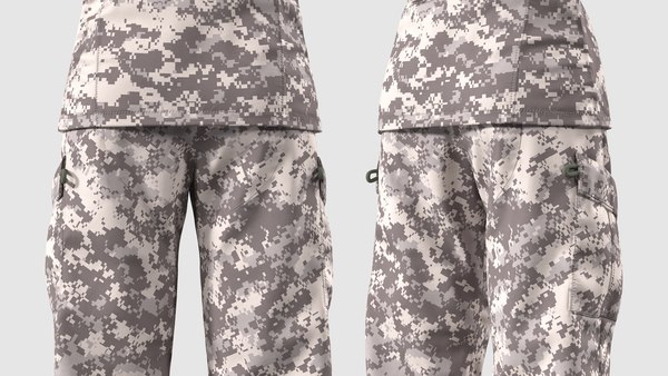 Female soldier military acu model - TurboSquid 1687876