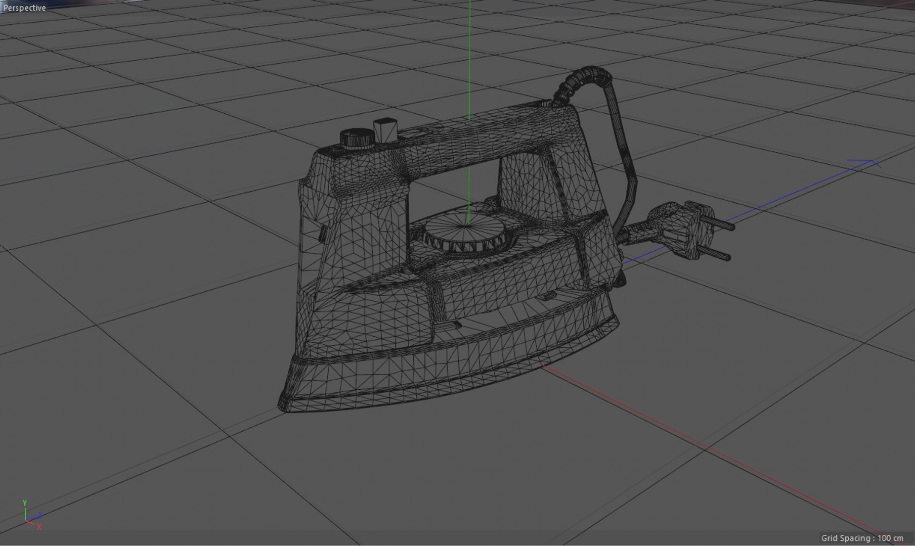 Retro clothes iron 3D model - TurboSquid 1452343