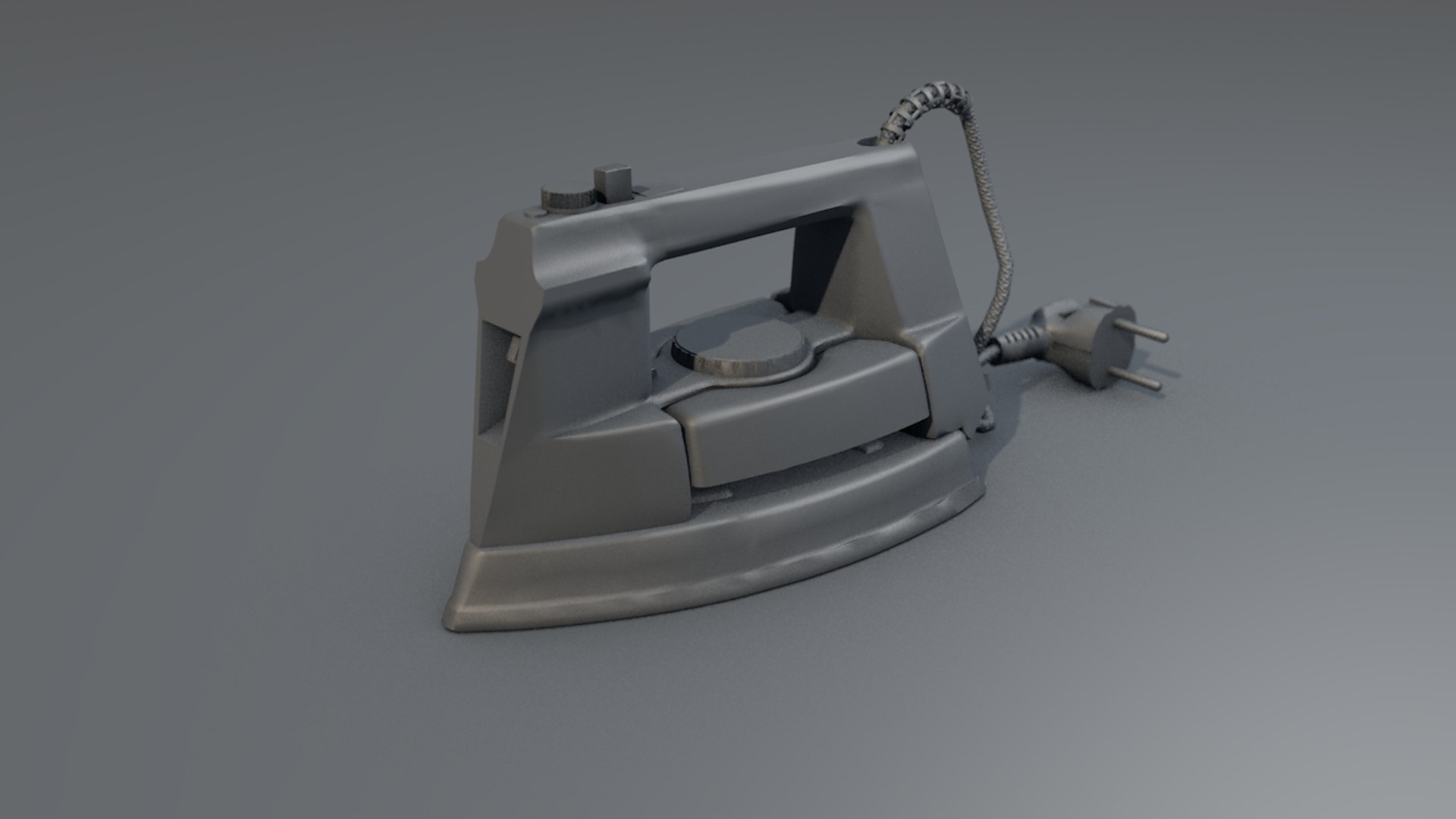 Retro clothes iron 3D model - TurboSquid 1452343
