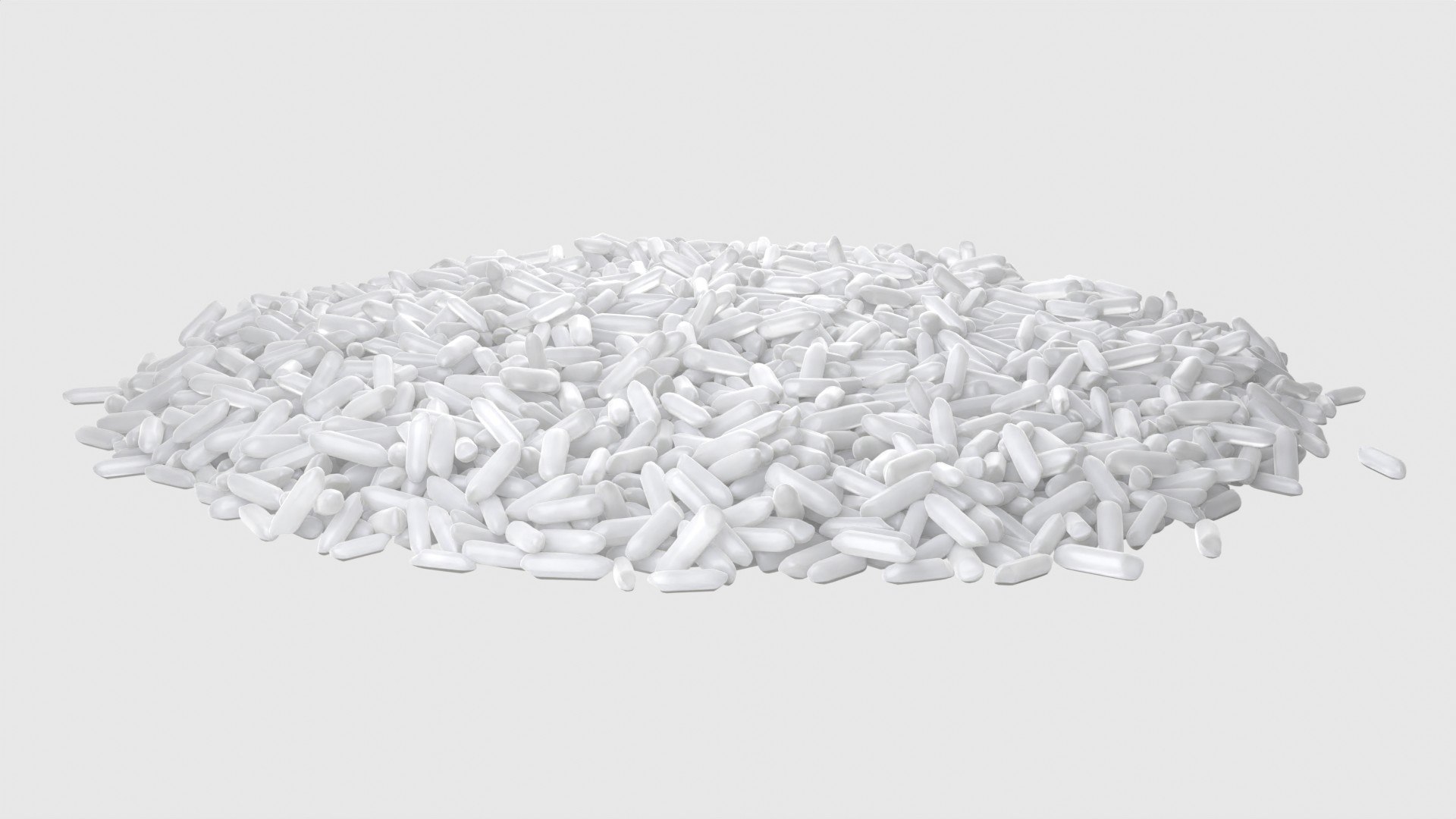 3D Raw White Rice Pile - TurboSquid 2397354