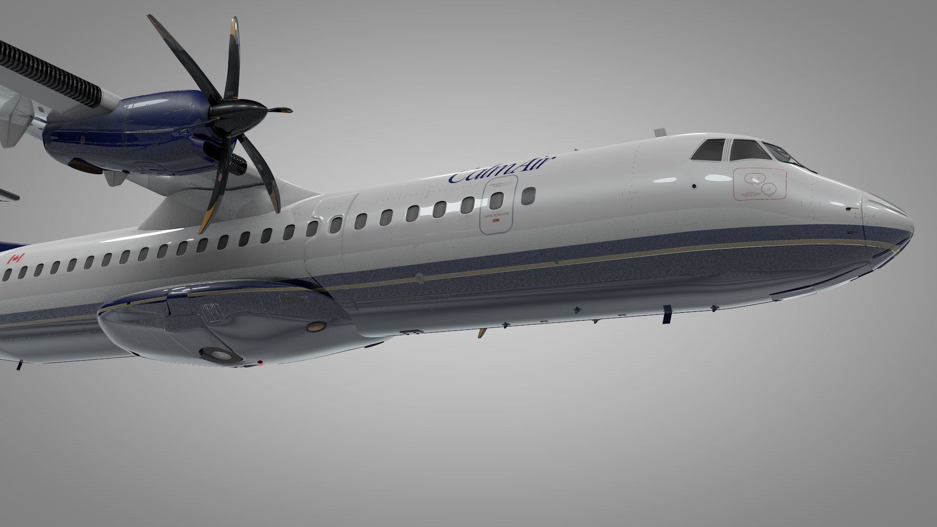 3D ATR 72 CALM AIR L2012 - TurboSquid 2090115