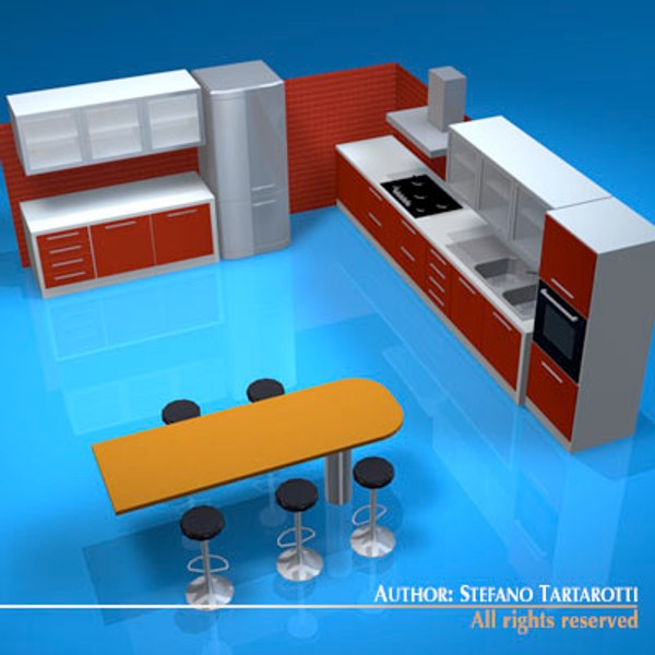 3ds kitchen furniture